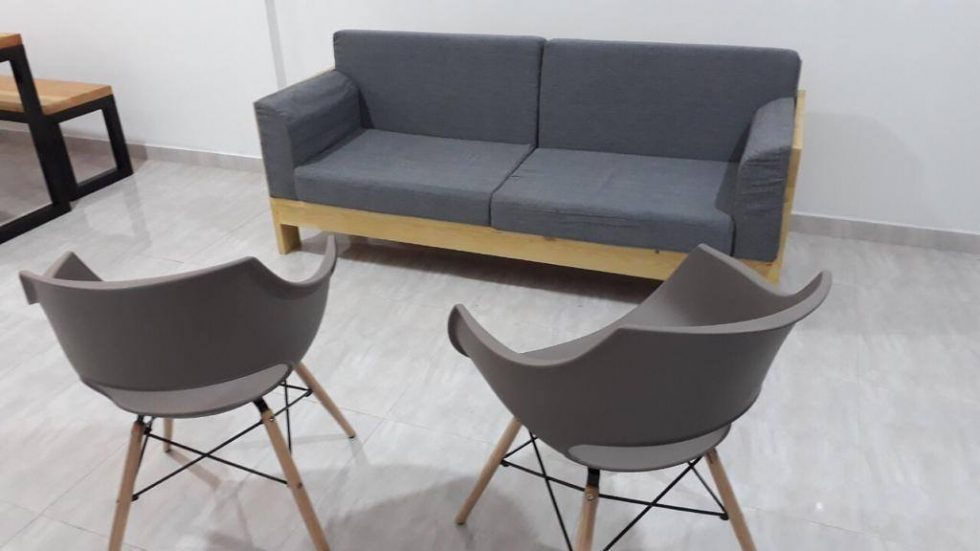 Pinewood light wood Sofa | The Pine Studio