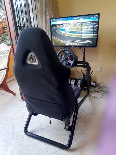 Gaming Seat, gaming console, Logitech G29, Play Station | The Pine Studio