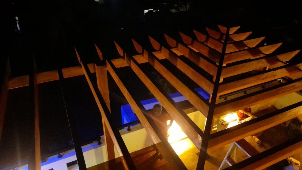 Douglas Fir & Pinewood MIXED Wooden PERGOLA installed in Negombo | The ...