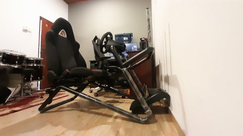 LogitecG29 gaming cockpit sim rasing rig jig gaming console custom ...